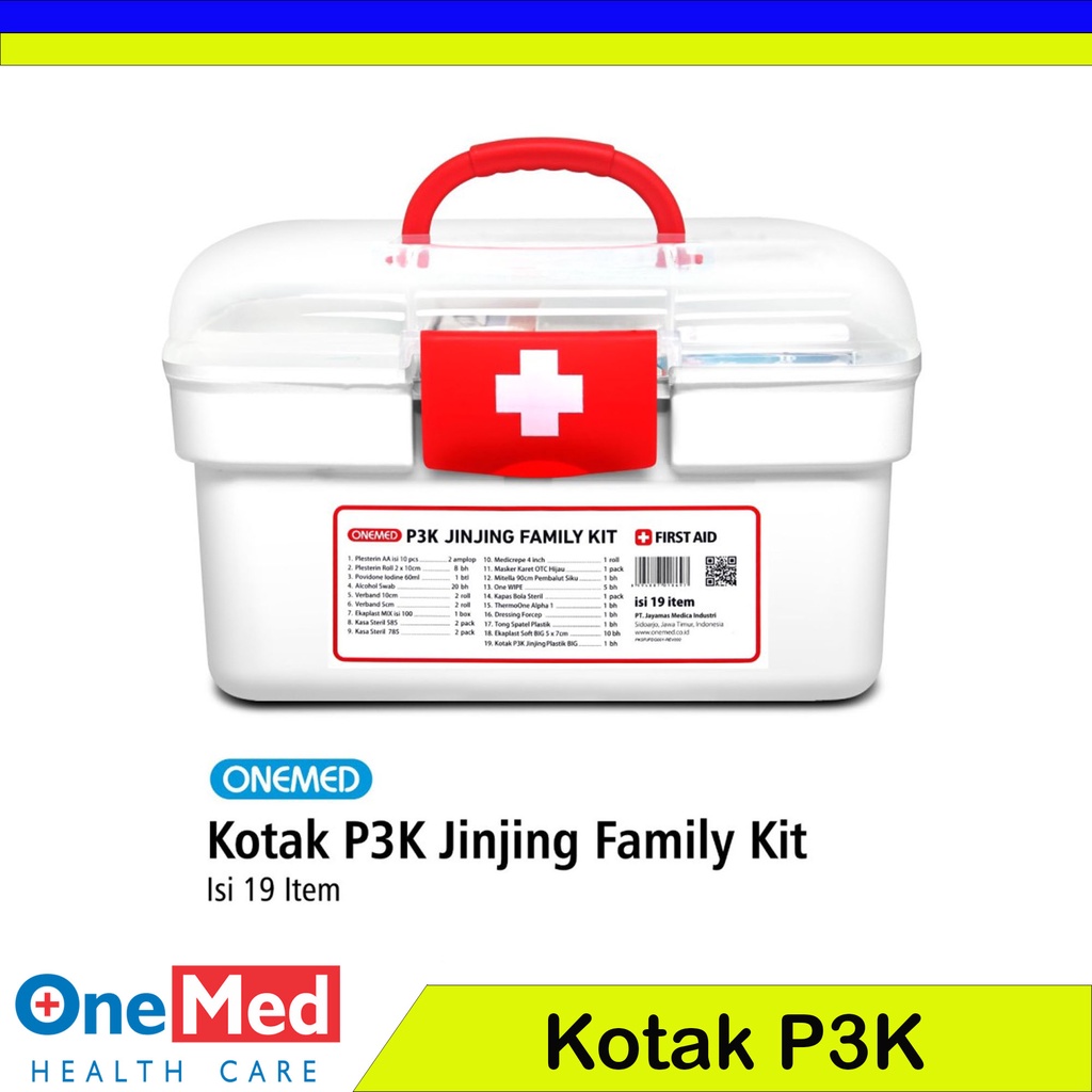Jual Kotak P3K Plastik Jinjing Family Kit Onemed | Shopee Indonesia