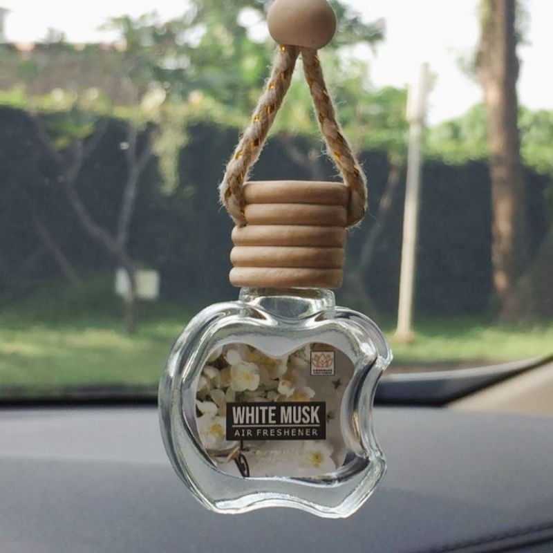 Jual Parfum Mobil Gantung Botol Apel Aroma White Musk Mewah Elegan ...
