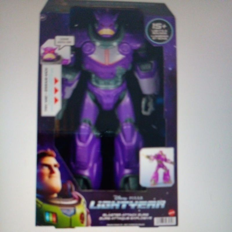 Jual disney and pixar lightyear blaster attack zurg action figure ...