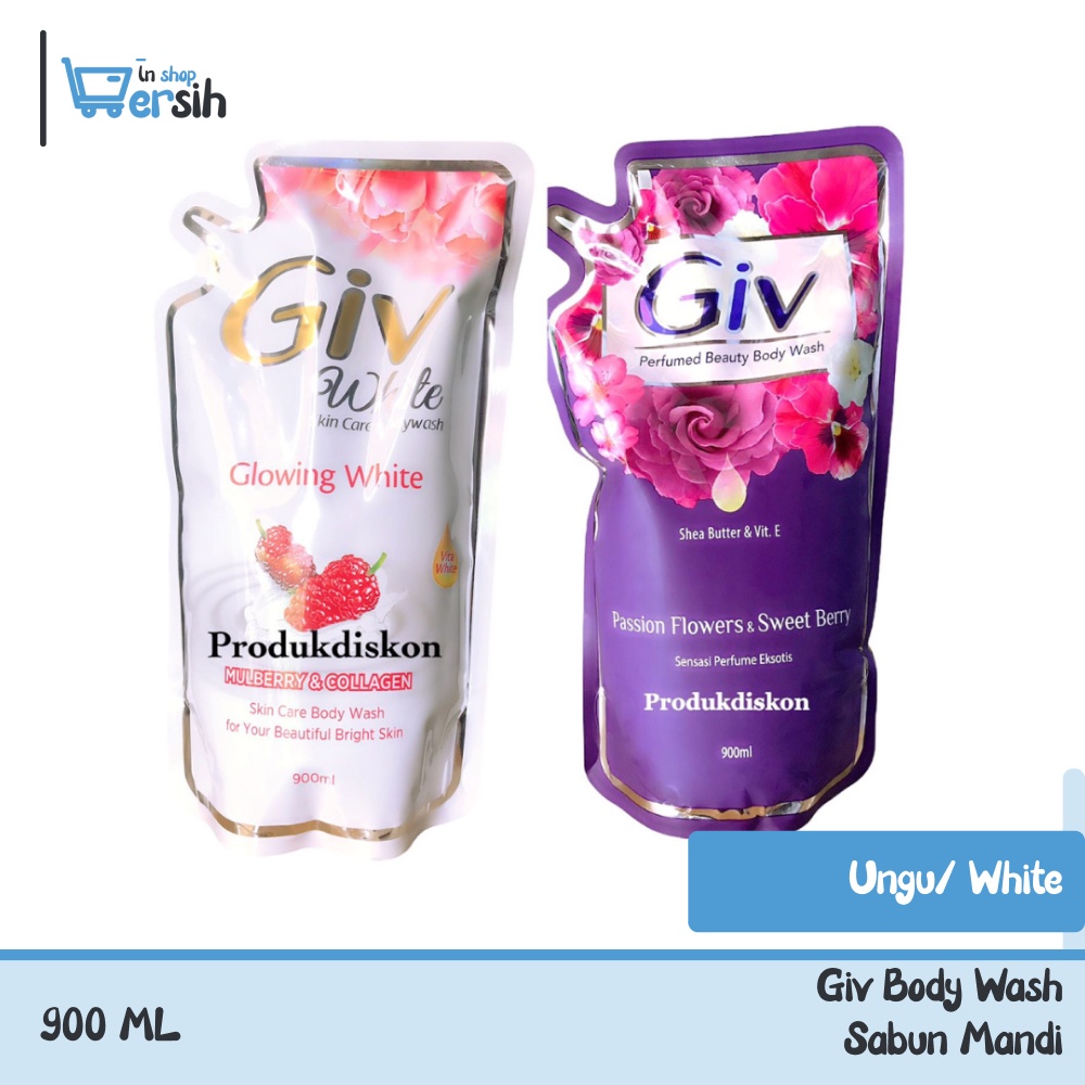 Jual Giv Body Wash Sabun Mandi Cair Semua Varian 900 ML | Shopee Indonesia