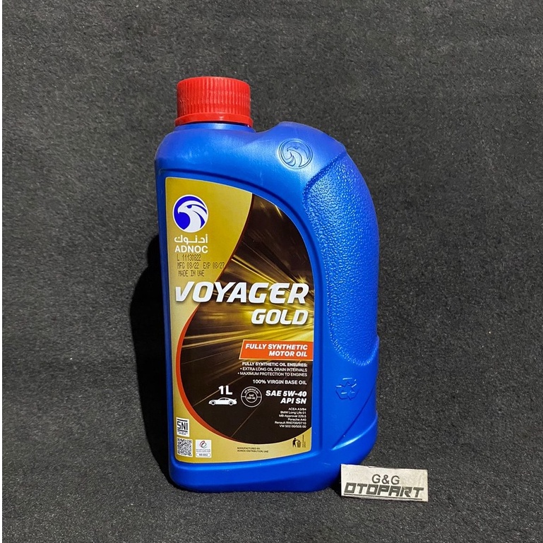 Jual Oli ADNOC VOYAGER GOLD 5-40W full synthetic 1liter | Shopee Indonesia