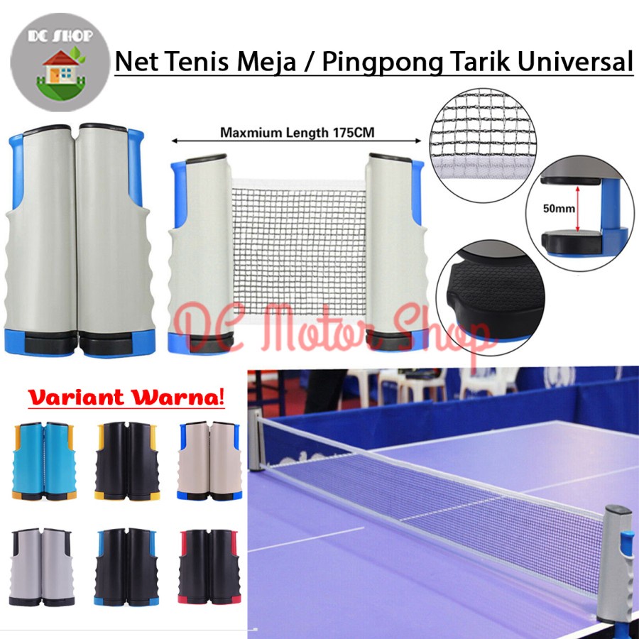 Jual Universal Net Jaring Tenis Meja Pingpong Portable Bisa Tarik 170cm | Shopee Indonesia