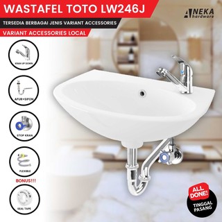 Jual Paket Complete Washtafel TOTO LW246J / Wastafel | Shopee Indonesia