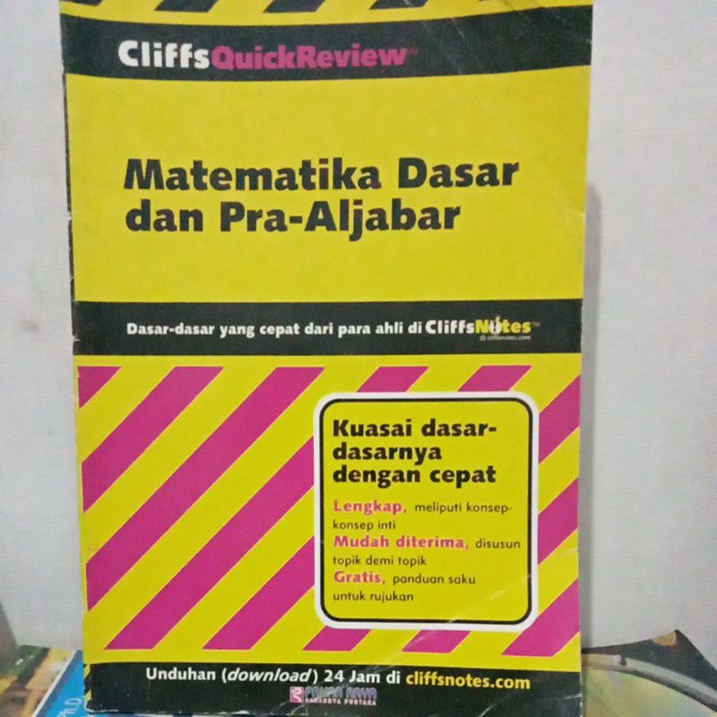 Jual buku matematika dasar dan pra aljabar Cliffs | Shopee Indonesia
