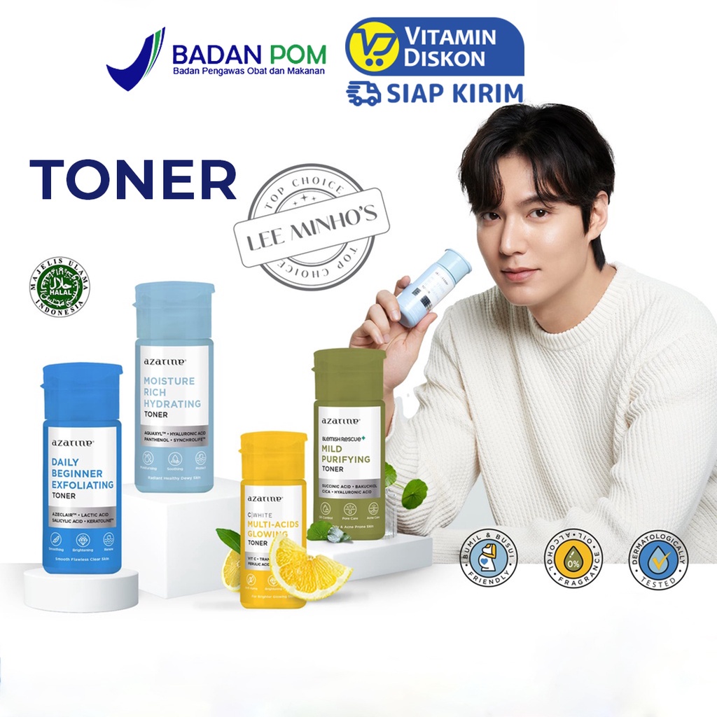Jual Azarine Face Toner All Series Toner Wajah 90ml | Essence Daily ...