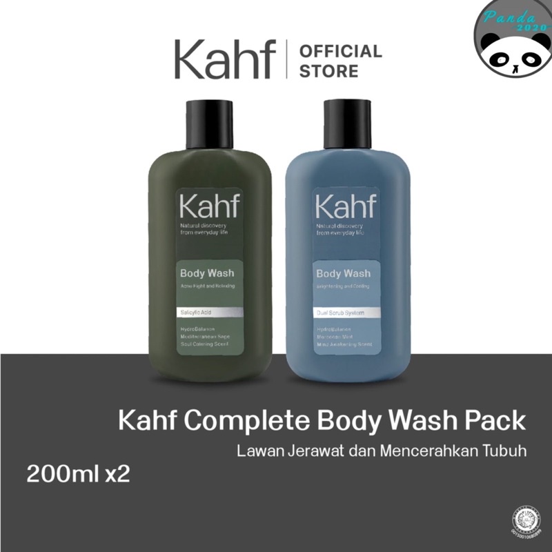 Jual Kahf Acne Fight and Relaxing Body Wash 200 ml-Sabun mandi Pria ...