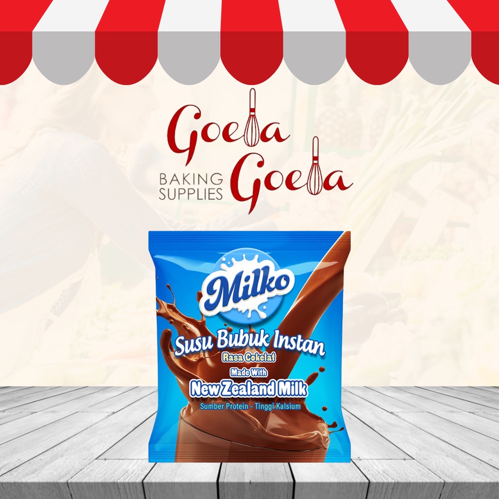 Jual Susu Bubuk Rasa Coklat / Milko Susu Bubuk Coklat 10 pcs | Shopee Indonesia