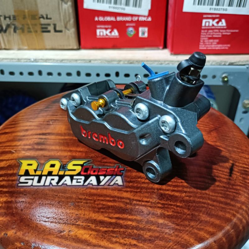 Jual Kaliper Brembo Axial 4 piston Caliper Brembo Axial pnp All Motor | Shopee Indonesia