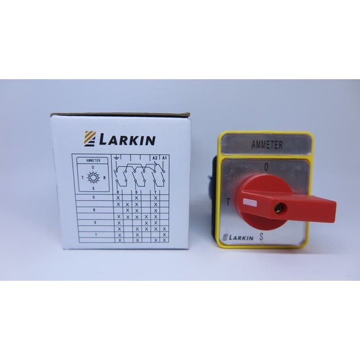 Jual Cam Switch Ammeter Selector Switch 4 posisi 3P 20A Larkin LW-4A-48 ...