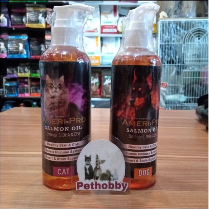 Jual Minyak Salmon Ameri Pro Salmon Oil Omega 3 DHA & EPA 250 ml | Shopee Indonesia