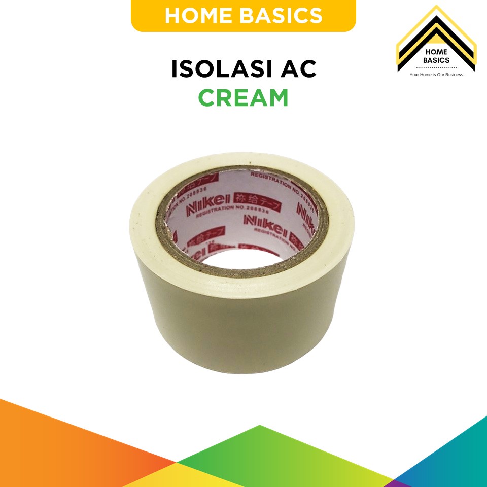 Jual Isolasi AC Cream / Lakban Pipa AC / Duct Tape | Shopee Indonesia
