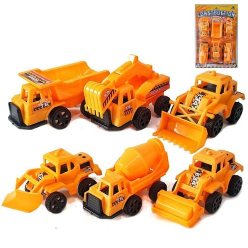 Jual MAINAN ANAK MOBIL-MOBILAN OCT6437 CONSTRUCTION KONSTRUKSI ISI 6PCS ...