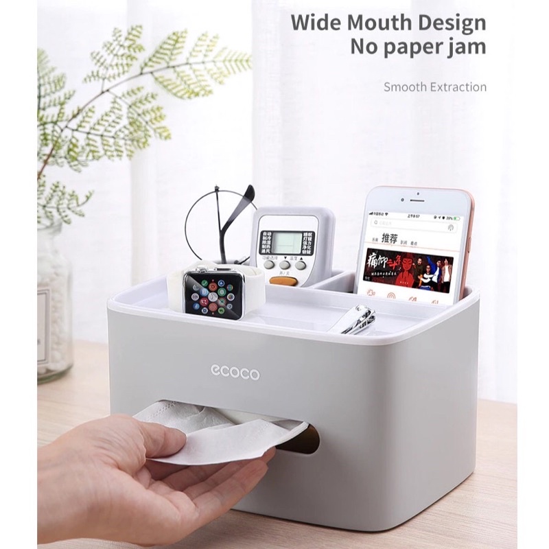Jual Ecoco Desktop Tissue Box - Kotak Tempat Tissue meja office desk ...