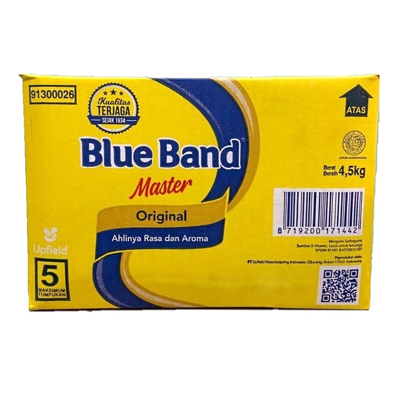 Jual Blue Band Master Box 4.5kg - BlueBand Margarin 4,5kg | Shopee ...