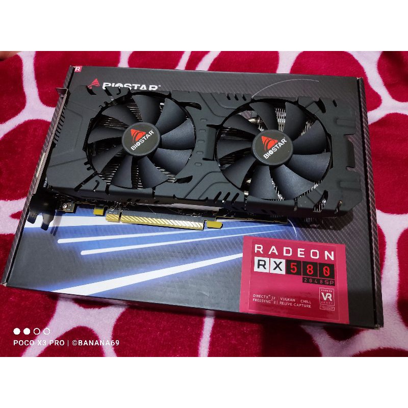 Jual VGA RX 580 8GB GDDR5 BIOSTAR | Shopee Indonesia