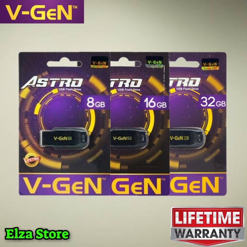 Jual Flashdisk V-GEN ASTRO 8GB 16GB 32GB Garansi Resmi Lifetime ...