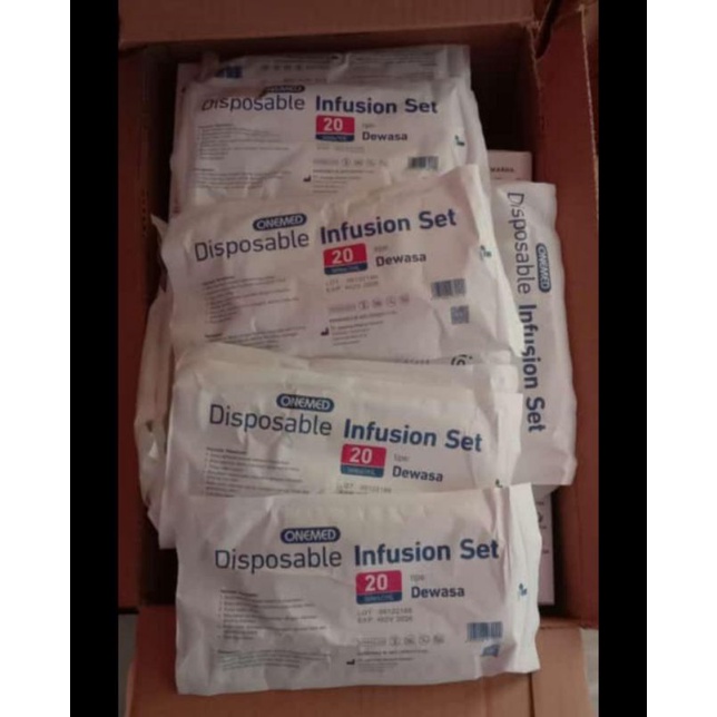 Jual INFUSET DEWASA ONEMED/ SET INFUS | Shopee Indonesia