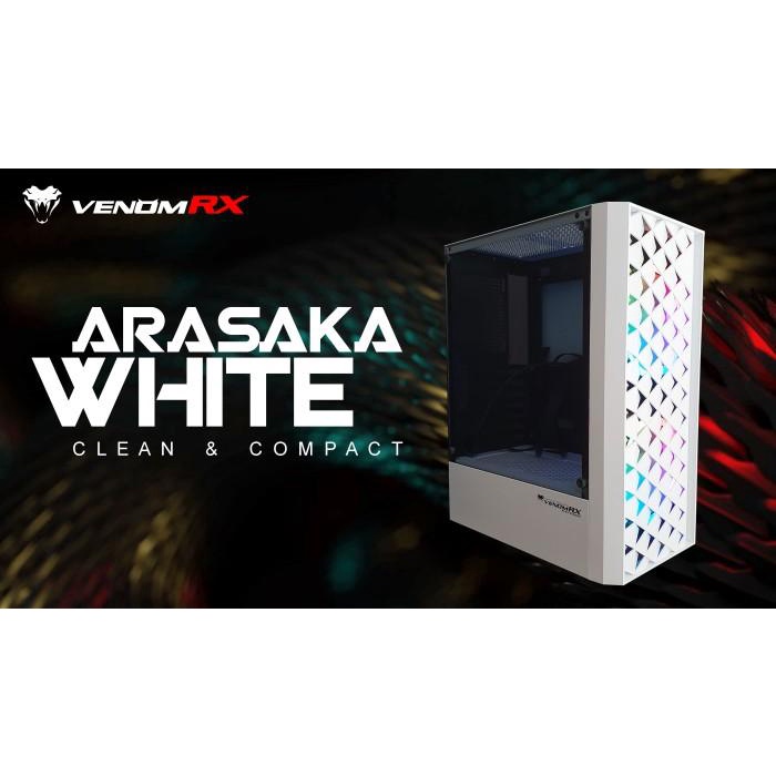 Jual Casing Ready! Case / Casing Pc Gaming Venomrx Arasaka Middle Tower ...