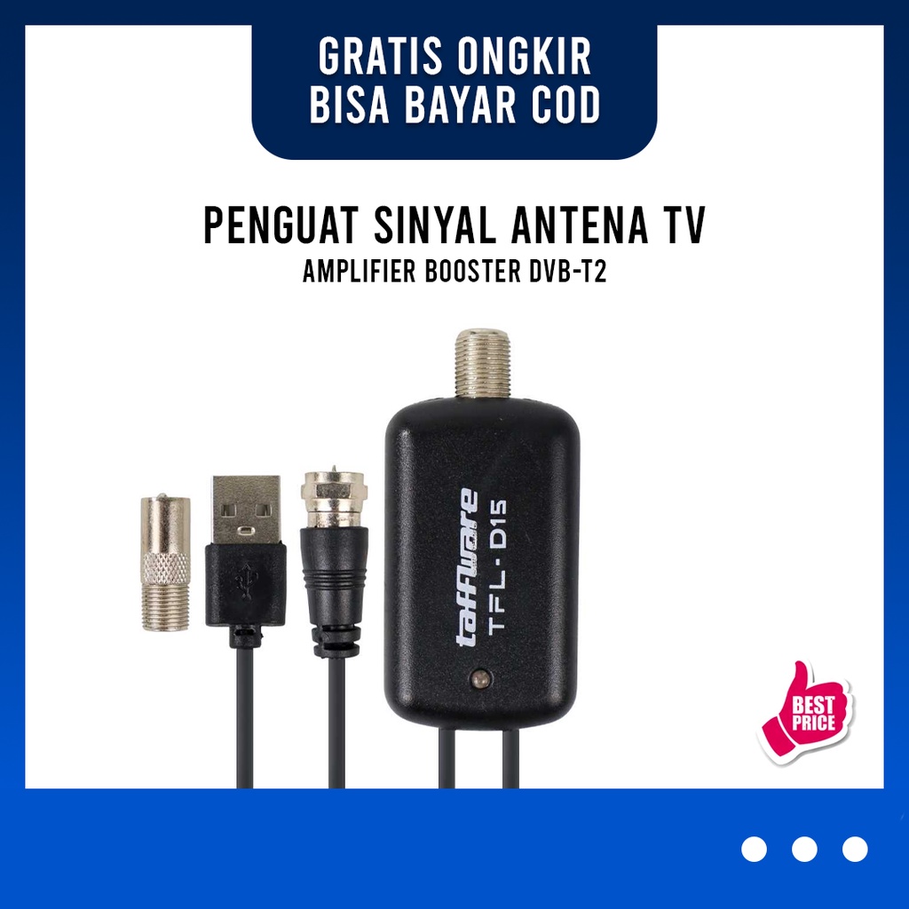 Jual Penguat Sinyal Antena TV | Amplifier Signal Booster HD DVB-T2 for ...