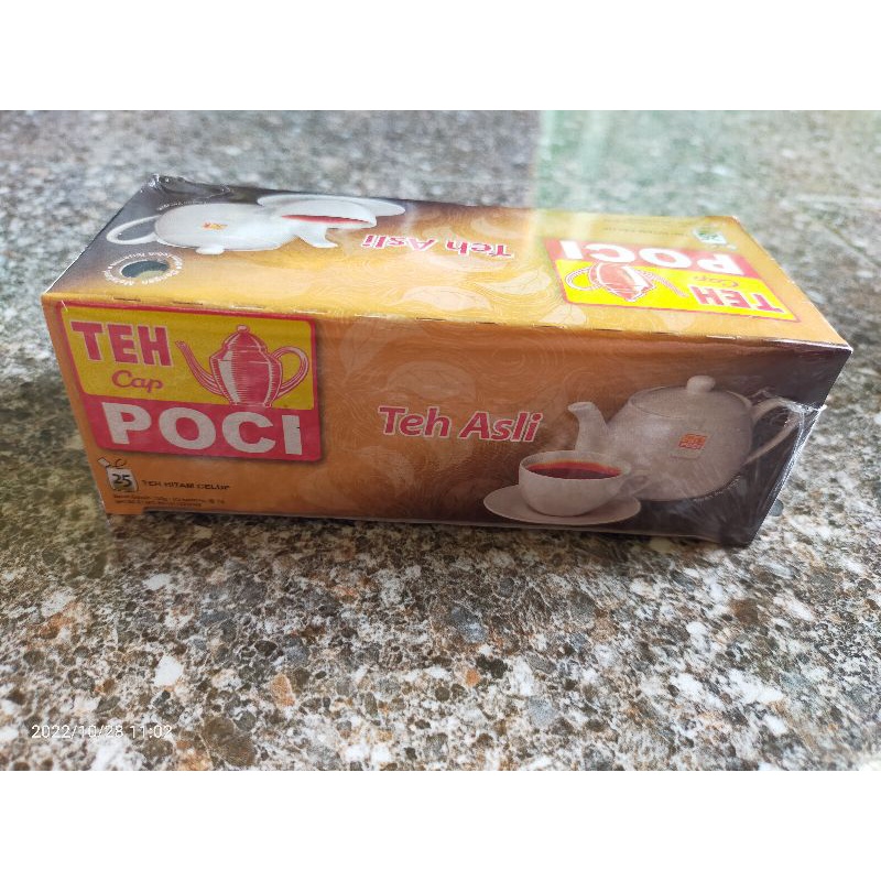 Jual teh cap poci isi 25 kantong teh | Shopee Indonesia