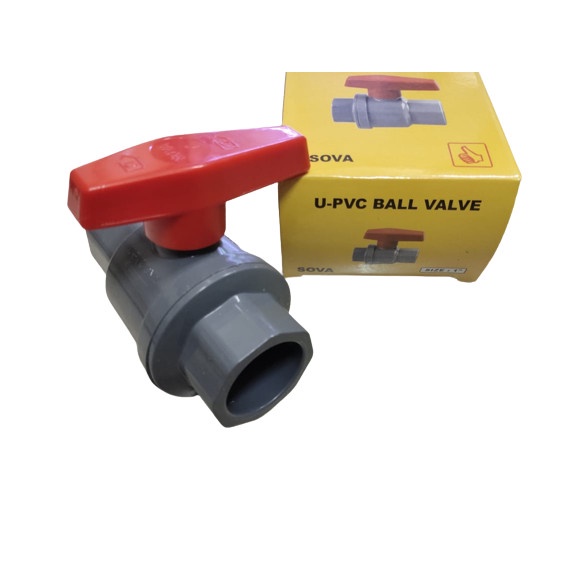 Jual aneka-Ball Valve PVCBV 1" Polos Stop Kran Plastik U PVC Balvalve ...