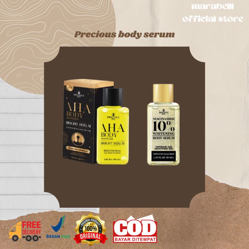 Jual (BPOM) Precious Skin AHA Thailand Bright & Booster Body Serum ...