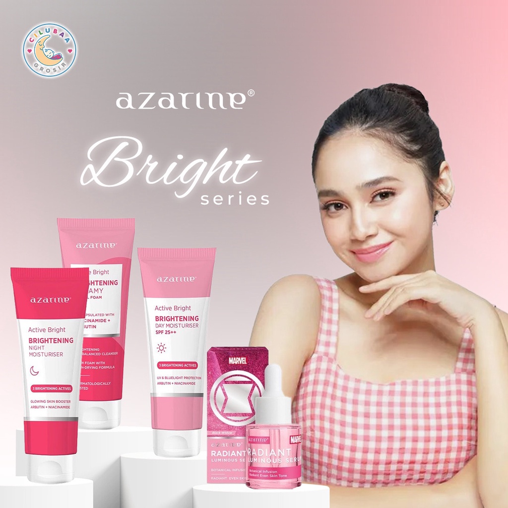 Jual Azarine Active Bright Series || Day Moisturizer || Night ...