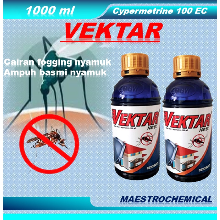 Jual Obat fogging Vektar 100 EC sipermetrine pembasmi nyamuk lalat ...