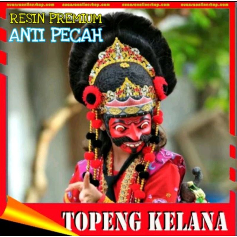 Jual Topeng Tari Kelana Samba Rumyang Tumenggung Panji Bahan Kertas ...