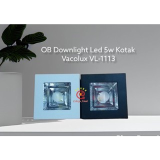 Jual Downlight Led 5w Putih Kuning Kotak Vacolux VL-1113 Body Putih ...