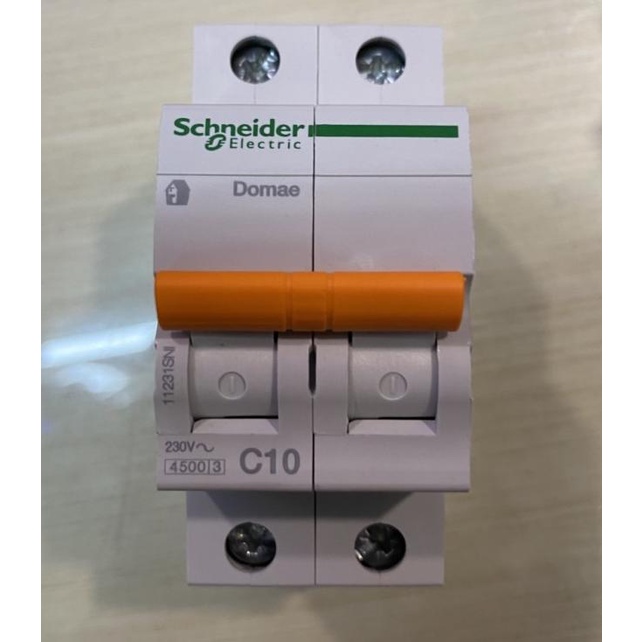 Jual MCB Domae Schneider 2 Phase 2A 4A 6A 10A 16A 20A 25A 32A 40A - 16 Ampere DRP UN Terlaris ...