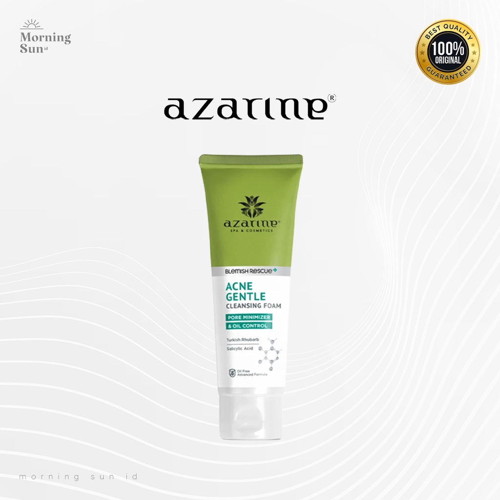 Jual Azarine Acne Gentle Cleansing Foam 60 ml | Shopee Indonesia