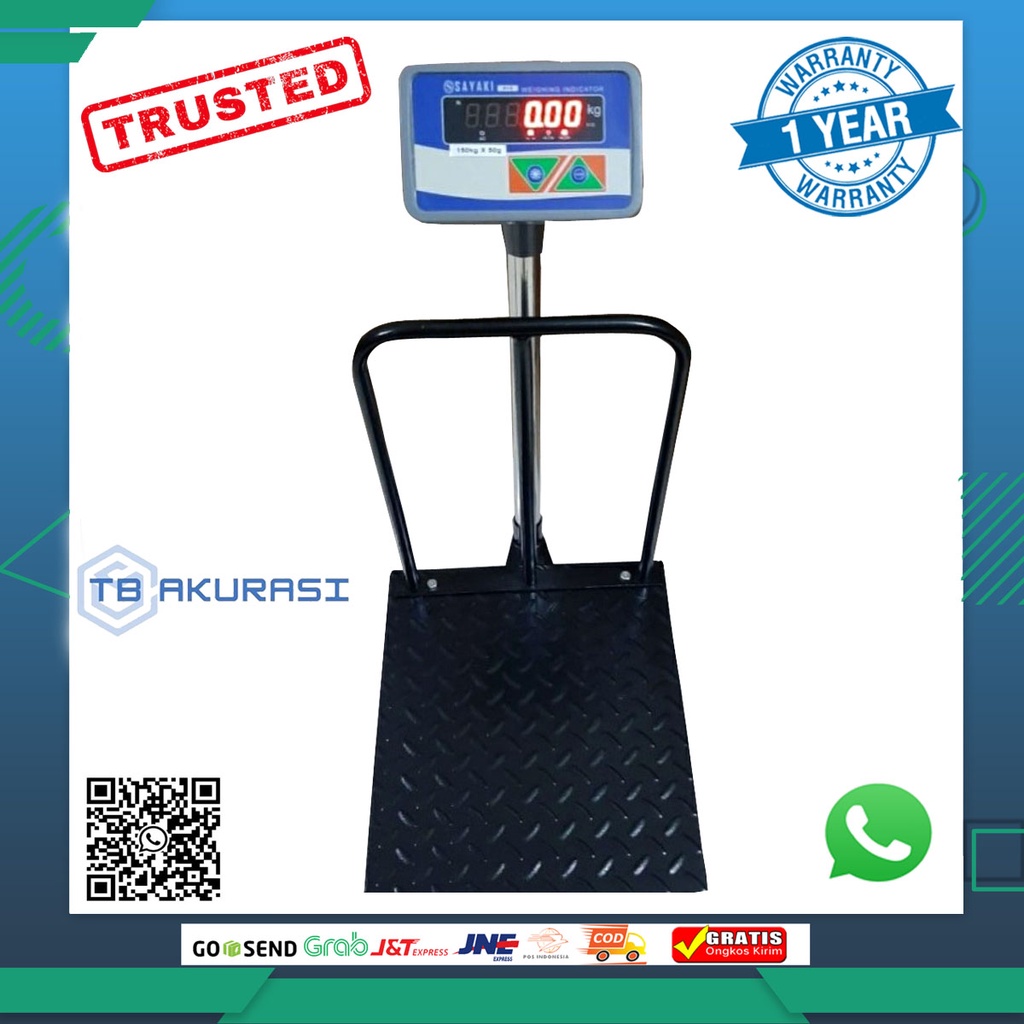 Jual timbangan duduk digital/timbangan barang/timbangan laundry 150 kg ...