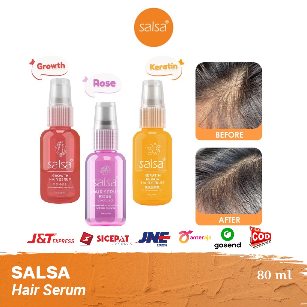 Jual SALSA Hair Serum - Spray Perawatan Rambut Keratin & Growth ...