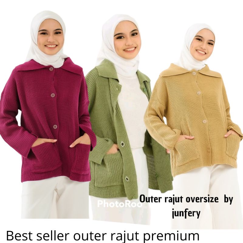 Jual Keyra Oversize Jacket Rajut Baju rajut Cardigan Rajut Oversize ...