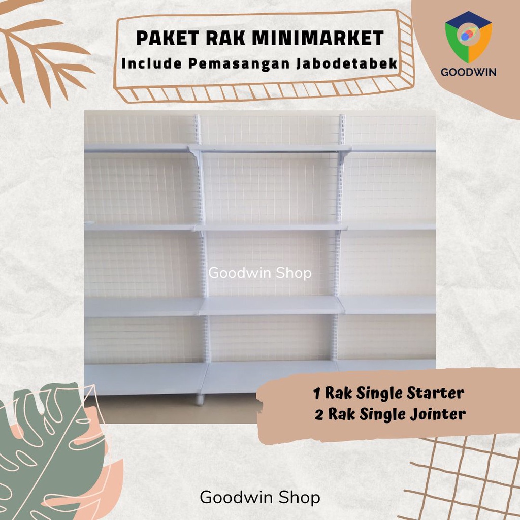 Jual PROMO!! PAKET 3. RAK BESI MINIMARKET.RAK TOKO.RAK SWALAYAN.RAK ...