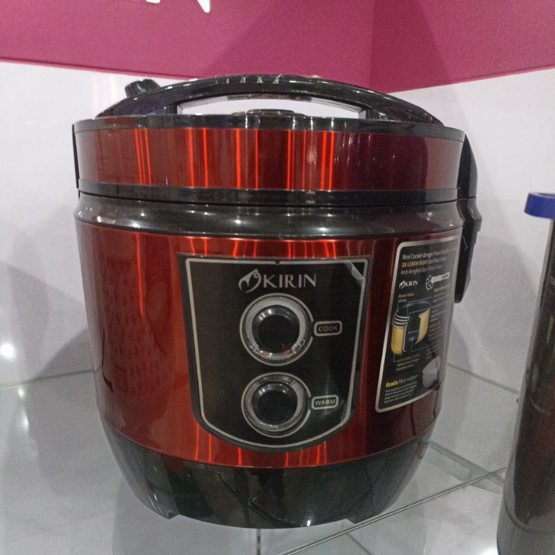 Jual KIRIN RICE COOKER WITH CERAMIC KRC-390 MAGIC COM KIRIN 2LTR | Shopee Indonesia