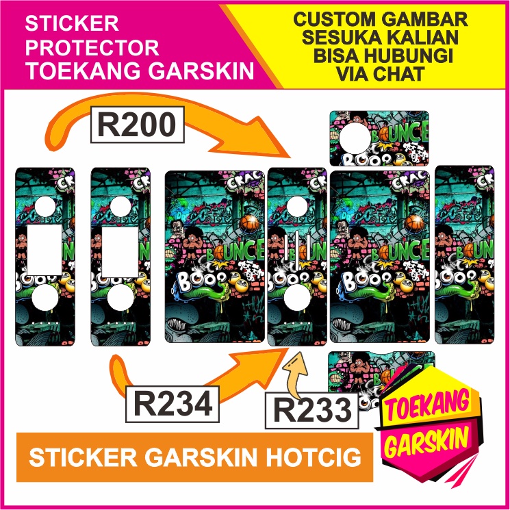 Jual STICKER GARSKIN R200, R233 DAN R234 MOTIF SPECIAL EDITION | Shopee ...