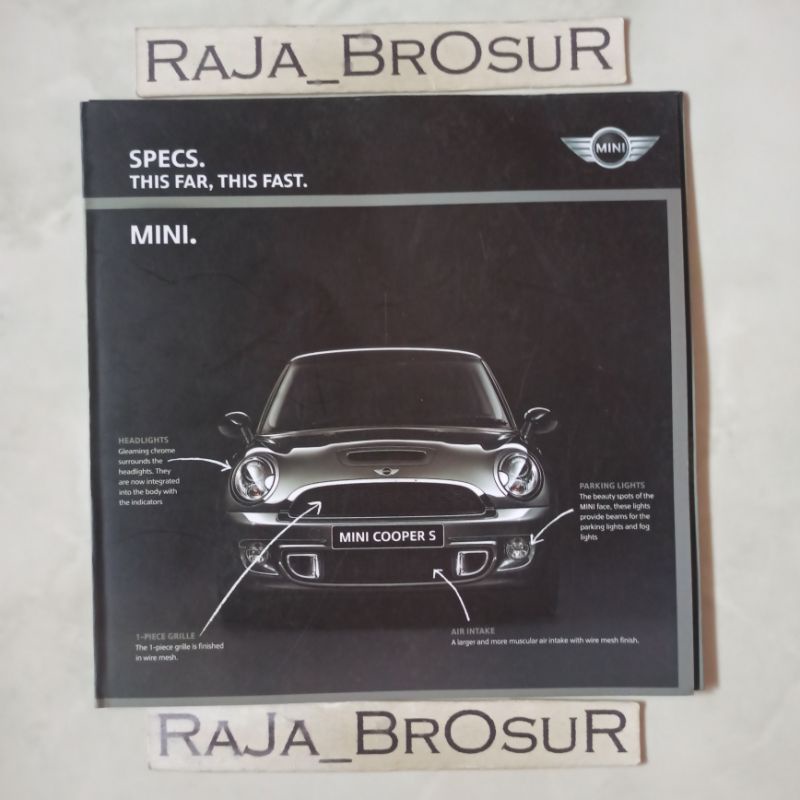 Jual Poster brosur katalog leaflet Mini Cooper/Mini Cooper S | Shopee ...