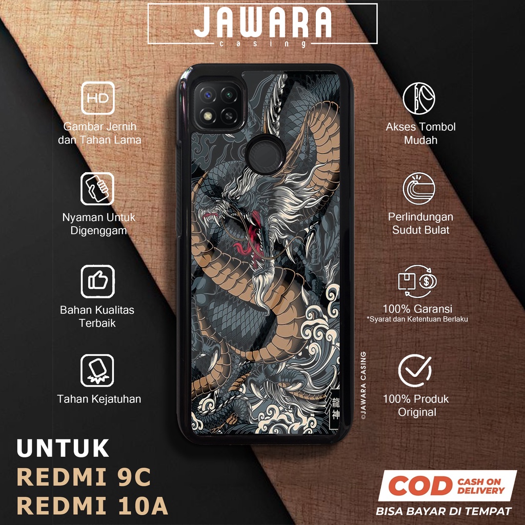 Jual Case Redmi 9C 10A Casing Redmi 9C 10A Jawara Casing [DRGN] Case ...