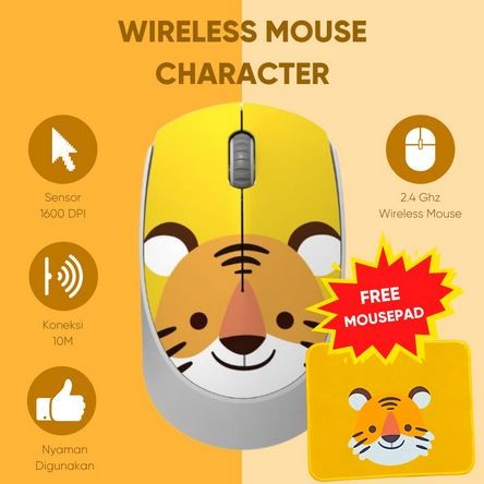 Jual Bergaransi Muse Moouse Maus Alat Penggerak Kursor Cursor Karakhter ...