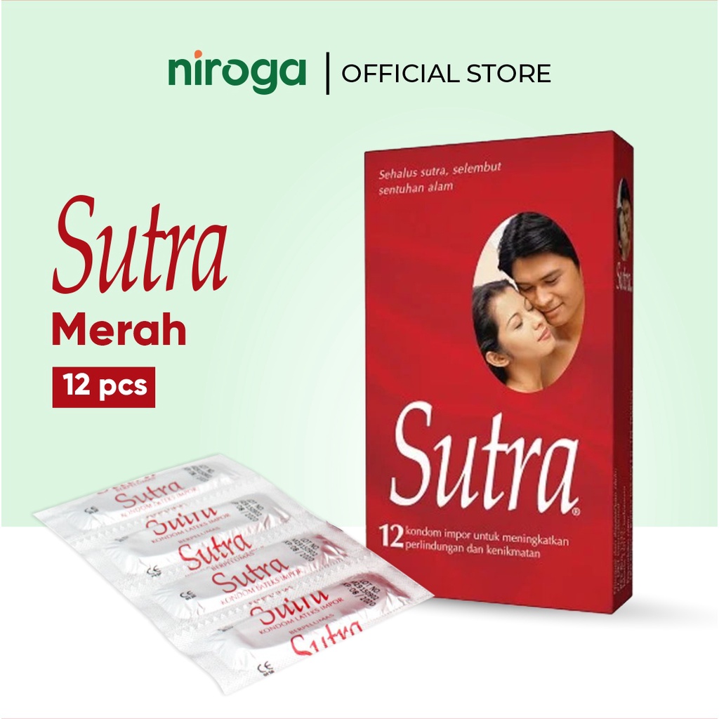 Jual SUTRA Merah - Kondom Tipis Menambah Kemesraan Dengan Pasangan (12 ...