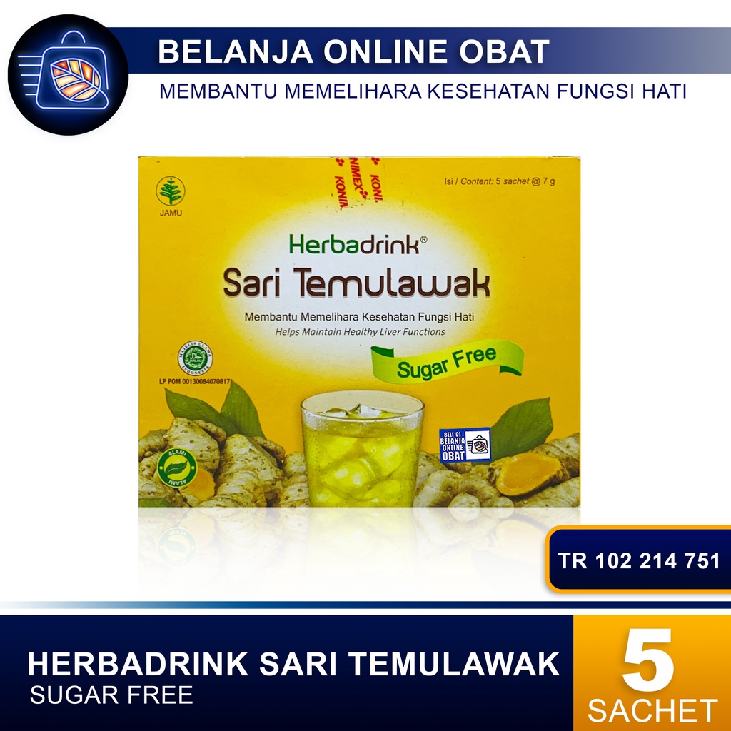 Jual HERBADRINK SARI TEMULAWAK SUGAR FREE // Minuman Kesehatan | Shopee ...