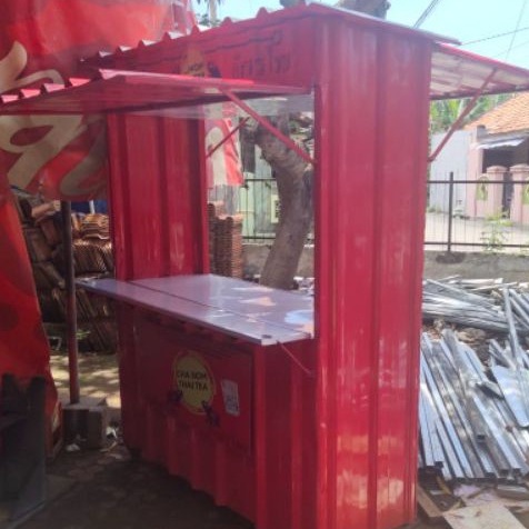 Jual Gerobak Kontainer / Booth Kontainer/ Gerobak Jualan Ukuran ...