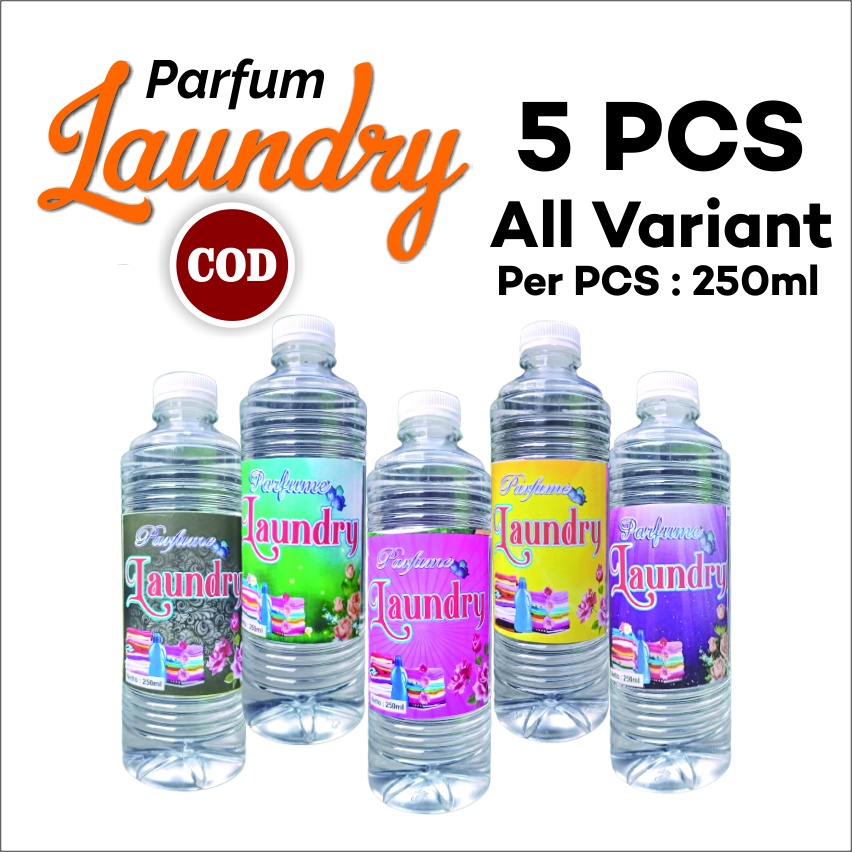 Jual 5 Botol Parfum Laundry All Variant /Botol 250ml ( Sakura, Bubble ...