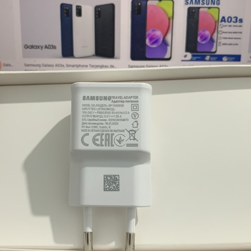 Jual Adaptor Samsung Original 100% Bawaan Hp 1,55 Amper Garansi 1 Bulan | Shopee Indonesia