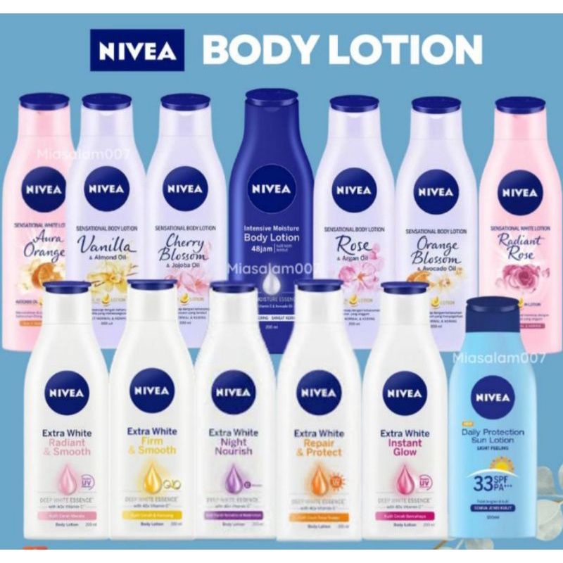 Jual Nivea Body Lotion 200ML | Shopee Indonesia