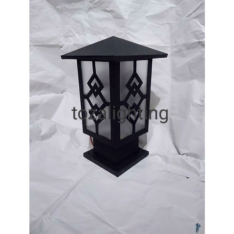 Jual Lampu Pagar Pilar Taman Minimalis hias Outdoor Kap BAHAN TEBAL ...