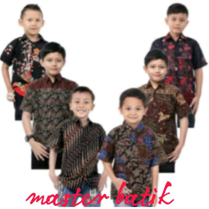 Jual Master batik | batik anak | hem batik anak | kemeja batik anak ...