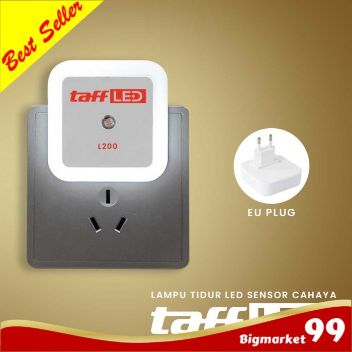 Jual Lampu Tidur Aesthetic Kamar LED Sensor Cahaya Otomatis EU Plug ...